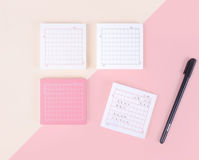 Square Notepad Notepads 100sheets Fun Notepads Small Etsy