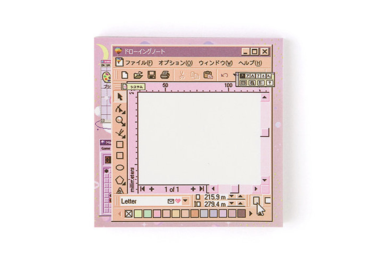 Let's Draw Notepad M / Pink Notepads / Memo Pad / - Etsy