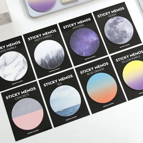 Sticky Notes macarons / Personalized Notepad / Cute Notepads | Etsy