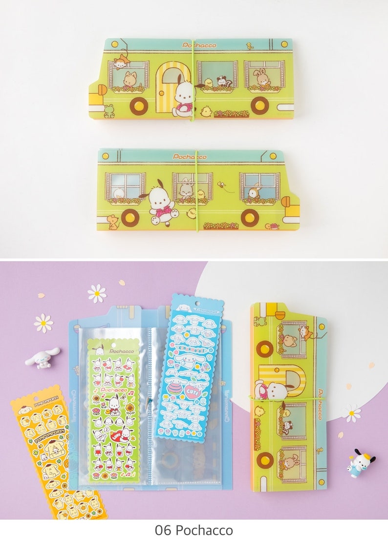 Deco Stickers File 2colors / Sticker Book / Sticker Storage | Etsy