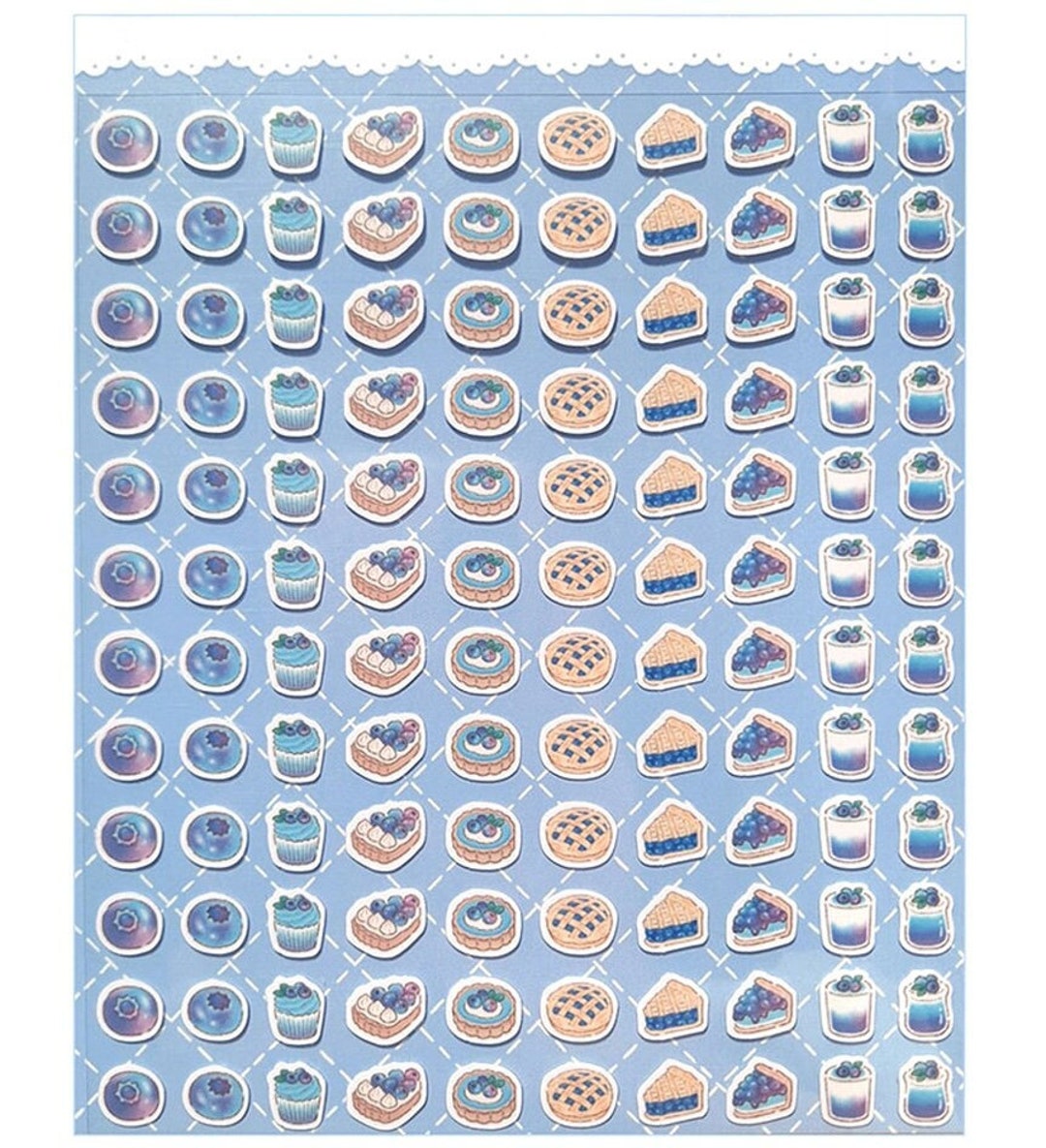 Planner Stickers blueberry / Deco Sticker / Stationery / Diary Stickers ...