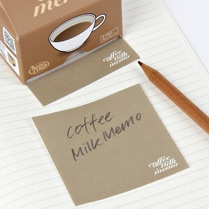 Notepad coffee Milk / 300sheets / Notepads / Personalized - Etsy