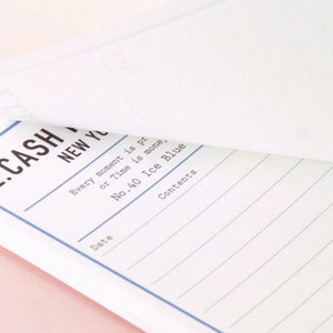 NEW YORK Cash Memory Notepad / Spending Log / Simple Notepads - Etsy