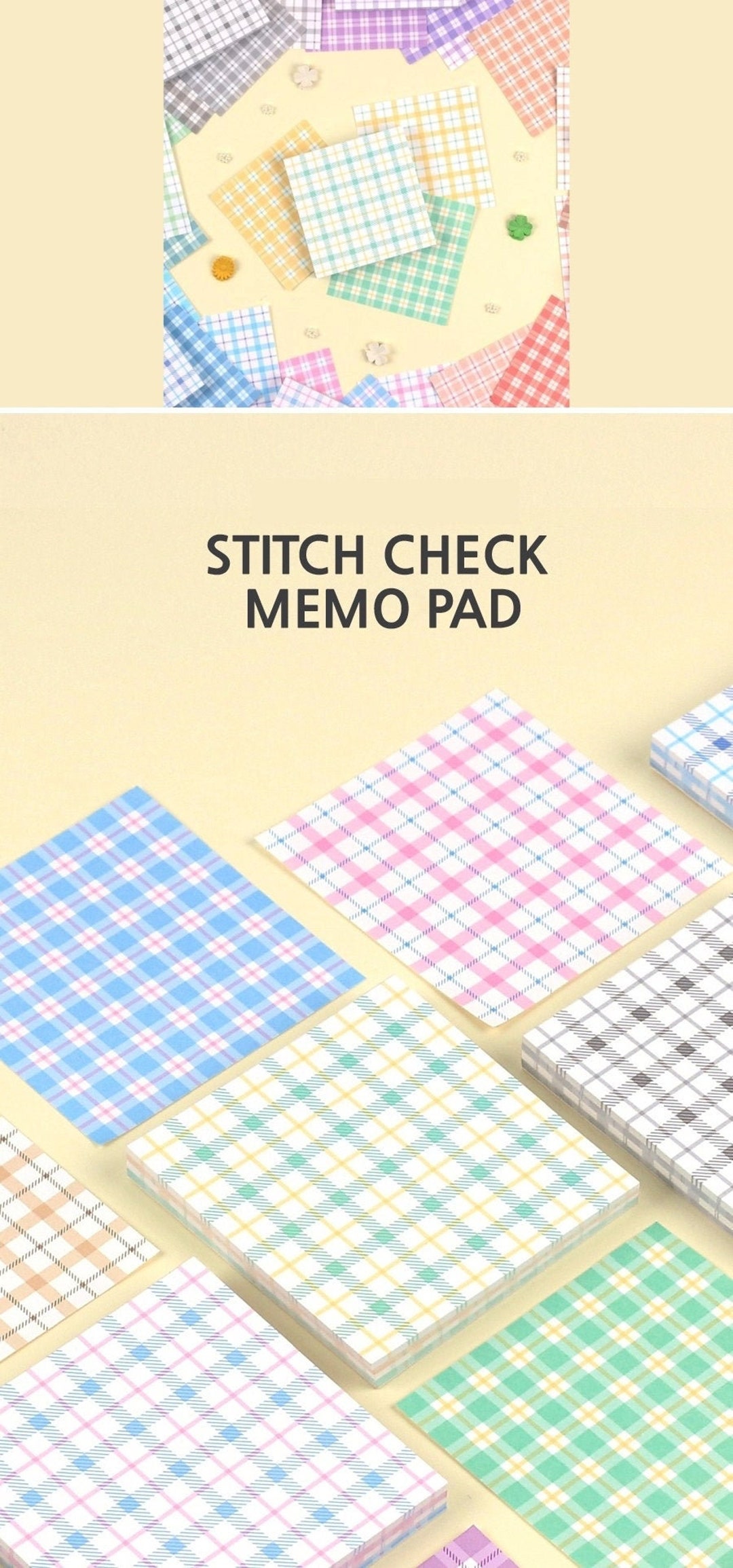 STITCH CHECK Memo Pad 8types / Writing Paper Notepad / - Etsy