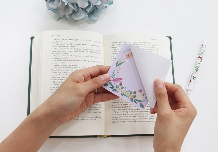 Flowery Notepad / Floral Notepads / Flower Memo Pad / | Etsy