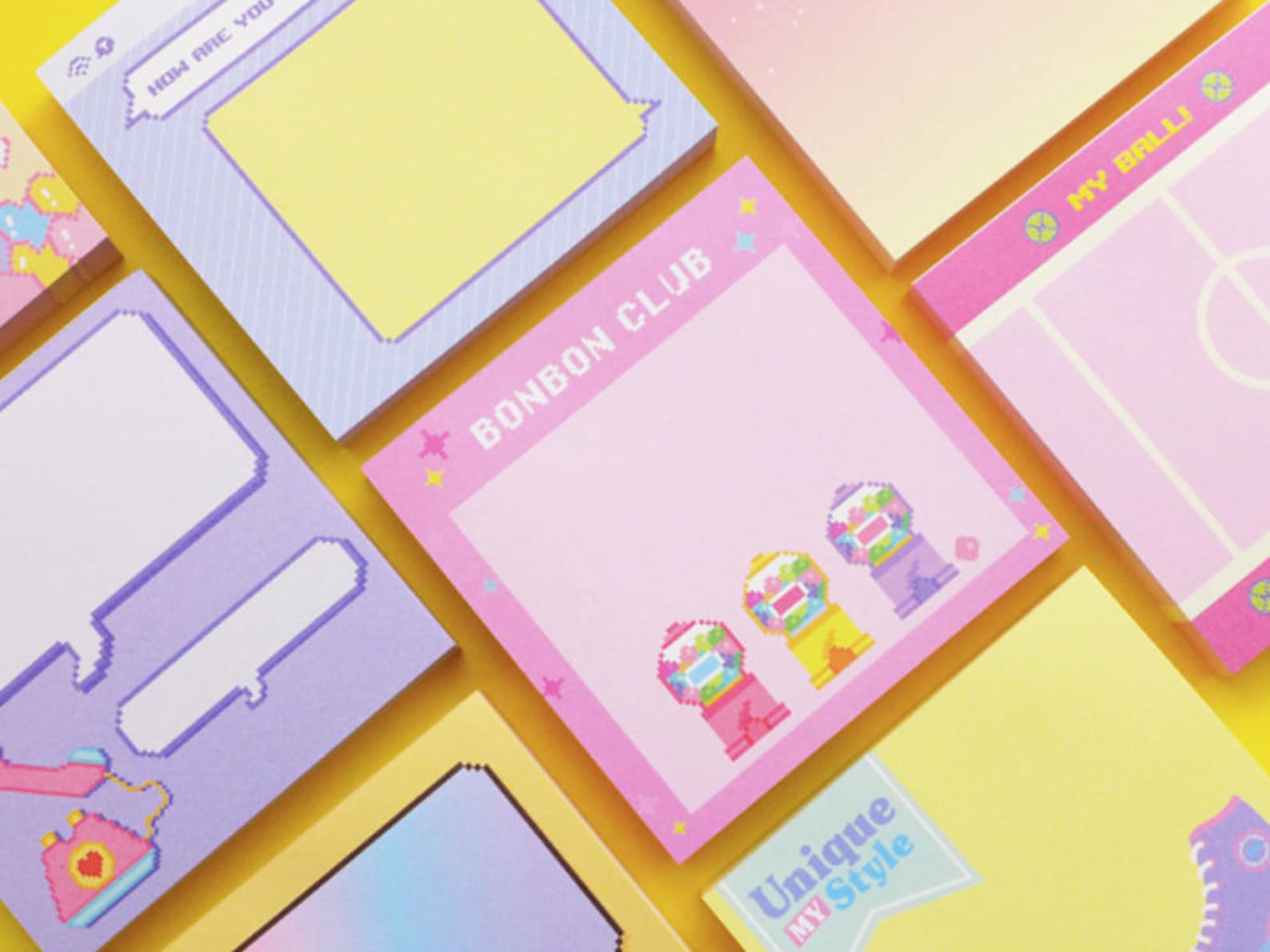 Retro Memo Pad V.4 8types / Colorful Notepad / Writing Paper - Etsy