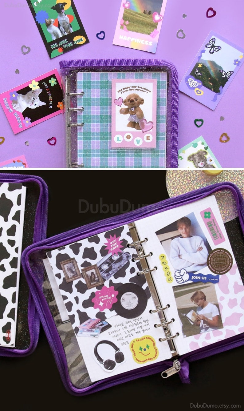 A5 Twinkle Binder 8colors / 6 Ring Binder / A5 Planner - Etsy