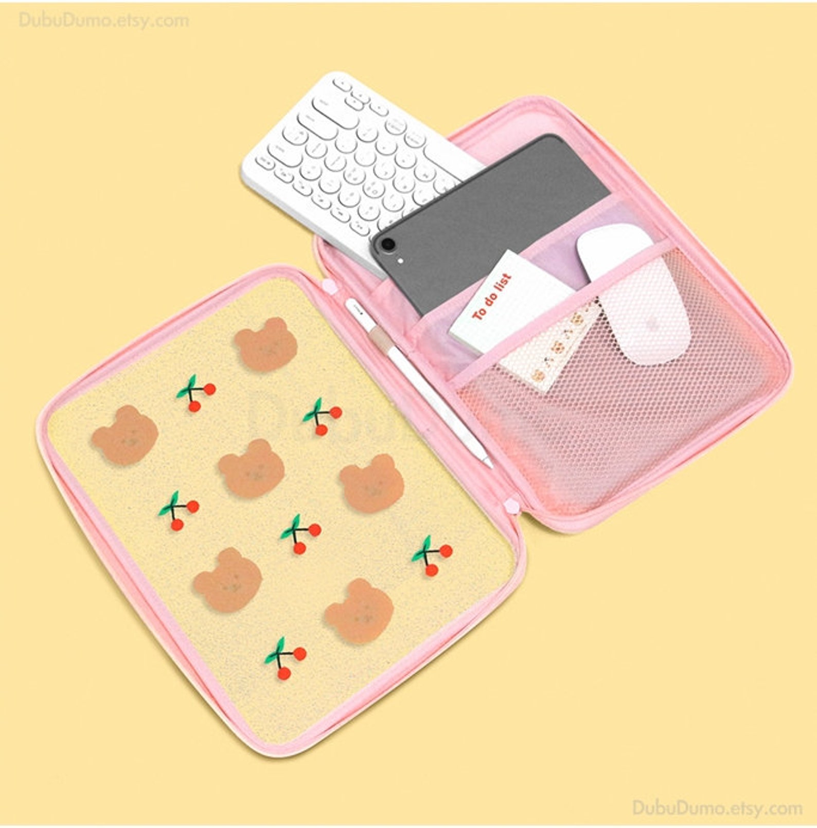 11 Glitter Ipad Case cherry Bear / 10.5 10.9 Ipad Pro - Etsy