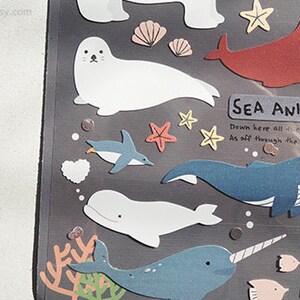 Planner Stickers sea Animals / Cute Journal Stickers / Scrapbooking ...