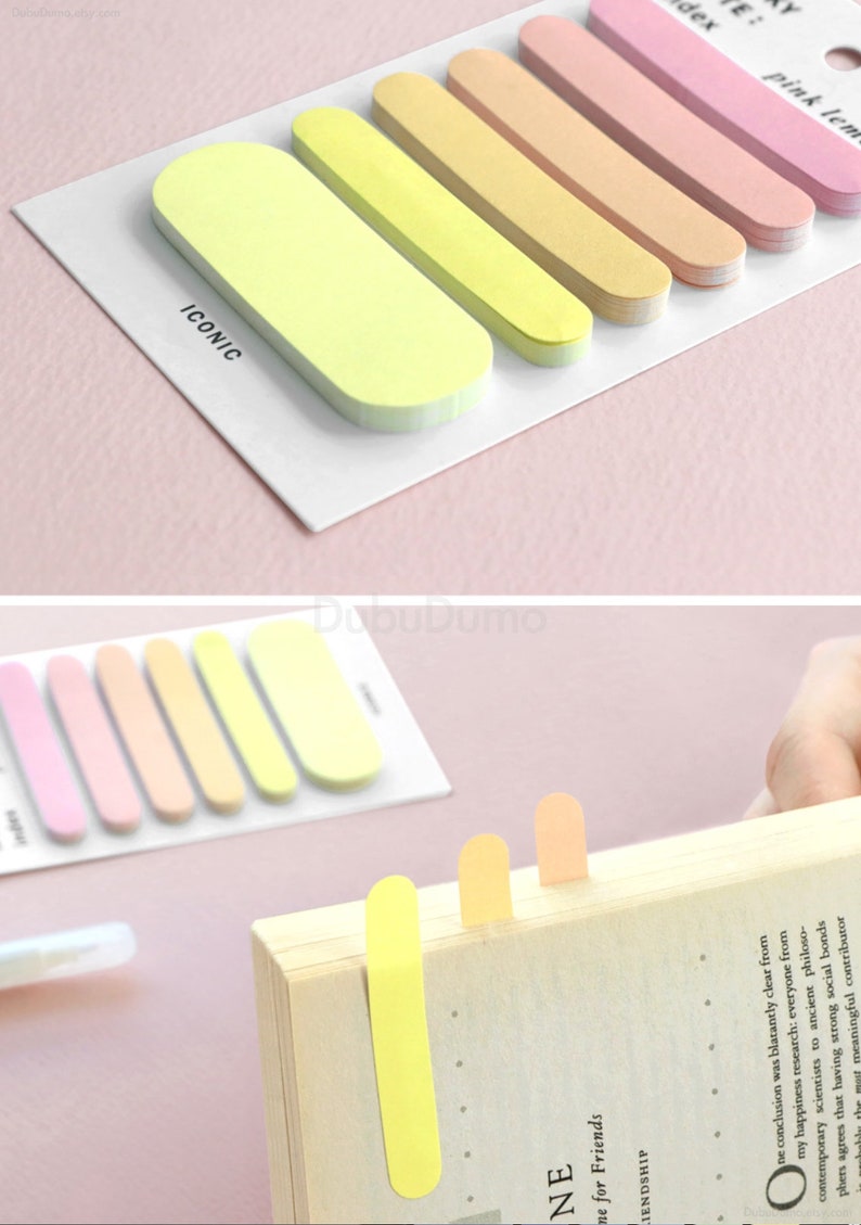 Index Sticky Notes 4types / Bookmark / Notepads / Memo Pad / - Etsy