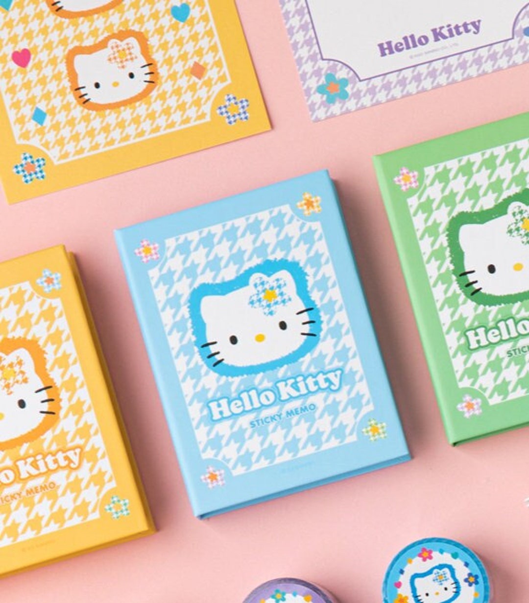 Hello Kitty Sticky Notes 5types / Sanrio Memo Pad / Colorful Notepads ...