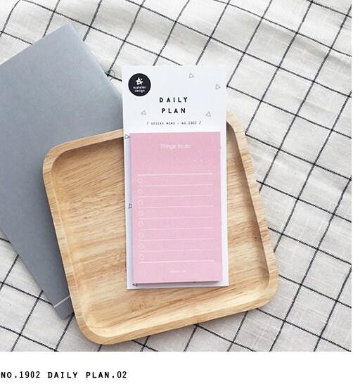 Daily Plan Sticky Notes / Things to Do / Weekly Notepad / | Etsy UK