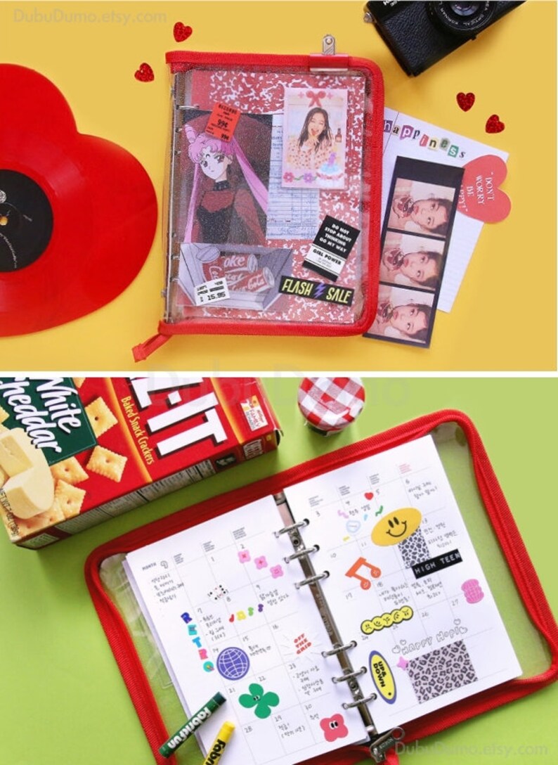 A5 Twinkle Binder 8colors / 6 Ring Binder / A5 Planner | Etsy