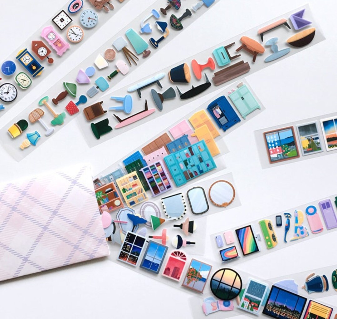 Interior Seal Sticker Pack / Furniture Sticker / Journal - Etsy