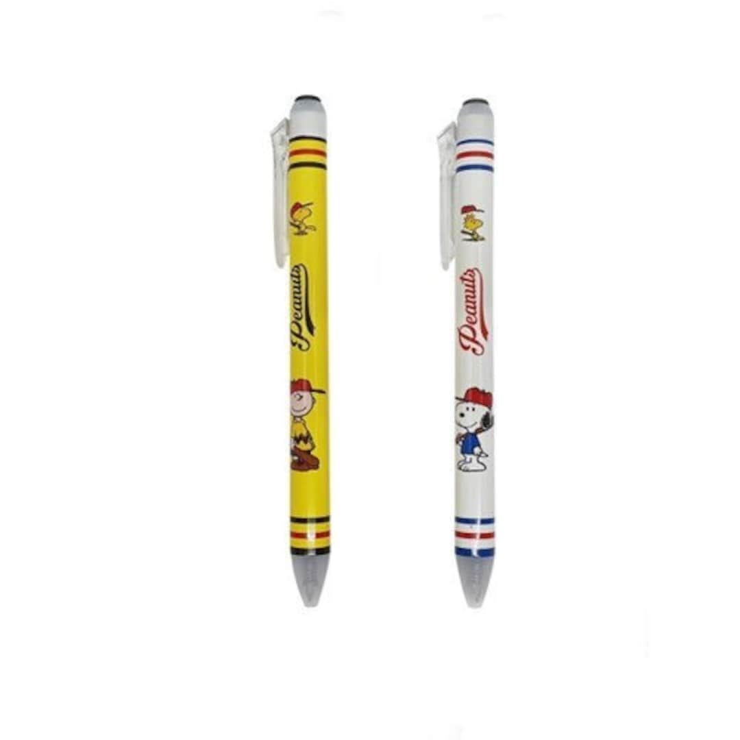 Snoopy Quick Dry Gel Pen / 0.5mm Black Ink / Peanuts Pens / Writing ...