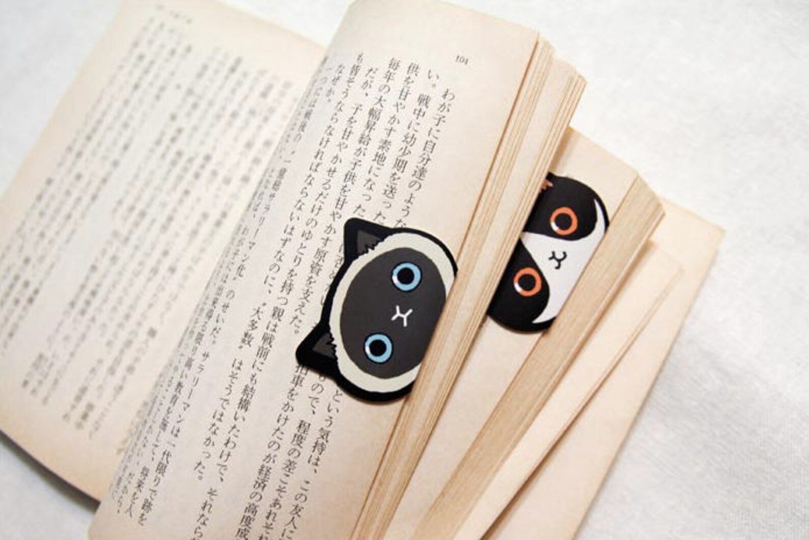 Kawaii Cat Magnetic Bookmark / Kitty Bookmarks / Planner | Etsy