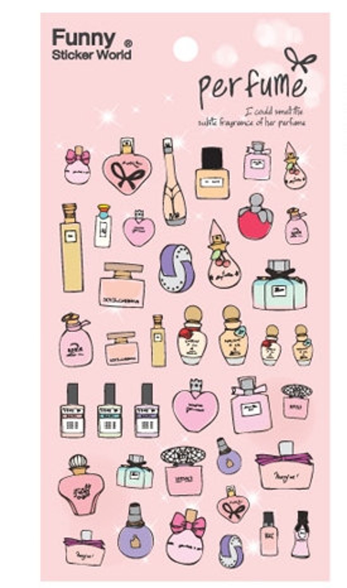 Planner Stickers perfume / Stationery / Cosmetics Diary | Etsy