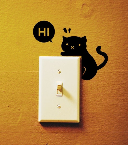 4 Light Switch Sticker / Wall Decal Sticker / Panda - Etsy