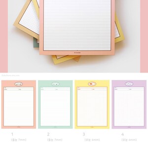 B5 Grid & Lined Notepads Cat8types / Kitty Notepad / Big Memo Pad ...