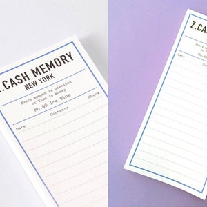 NEW YORK Cash Memory Notepad / Spending Log / Simple Notepads - Etsy