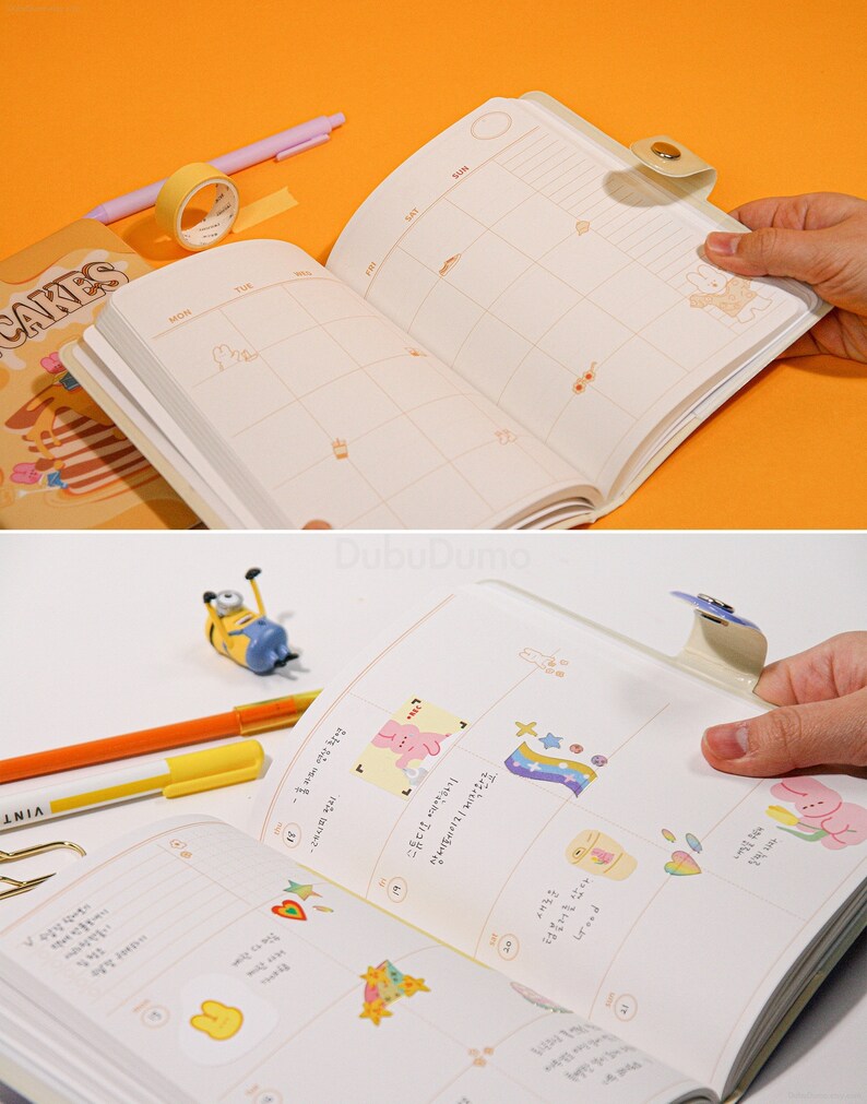 Reeli Weekly Planner 4types / Undated Weekly Planner / - Etsy