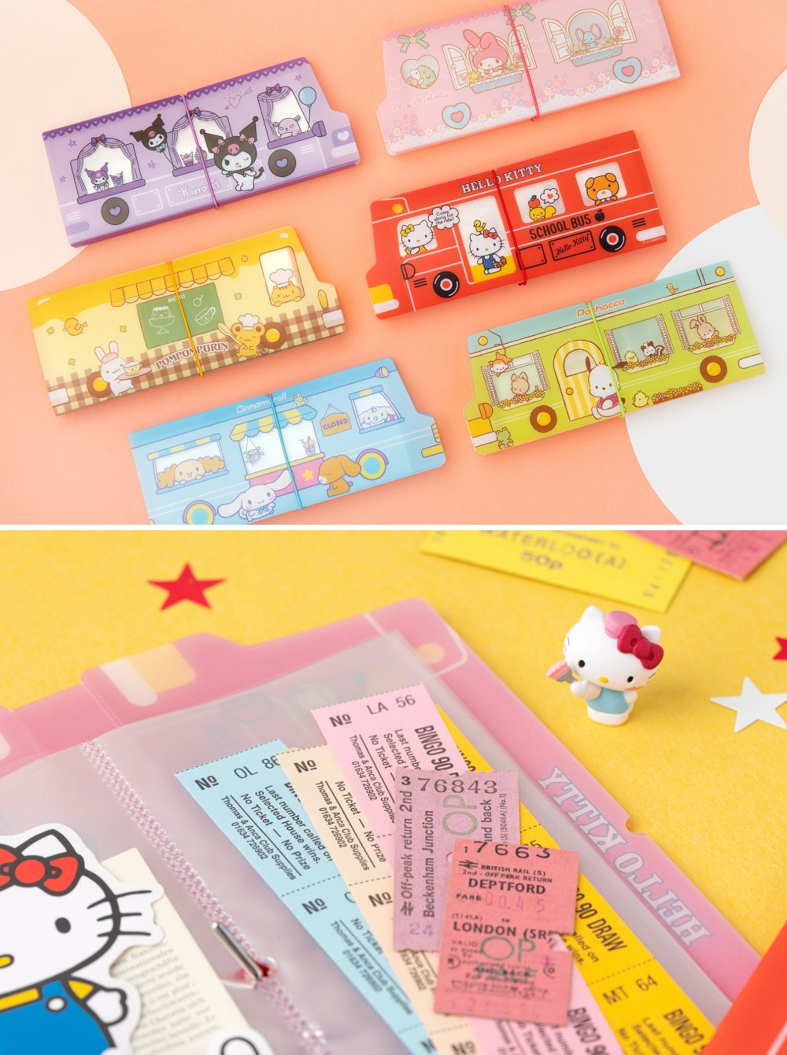 Deco Stickers File 2colors / Sticker Book / Sticker Storage - Etsy