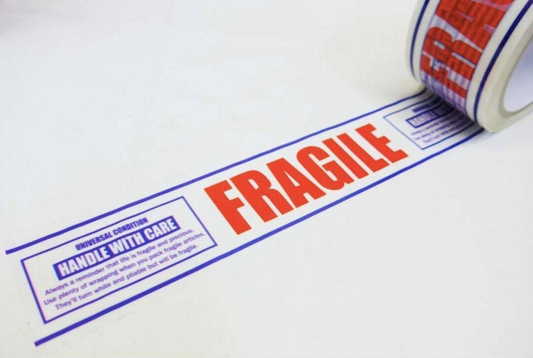 FRAGILE BOX TAPE / Wrapping Packing Tape / Box Tape / Deco Tape ...