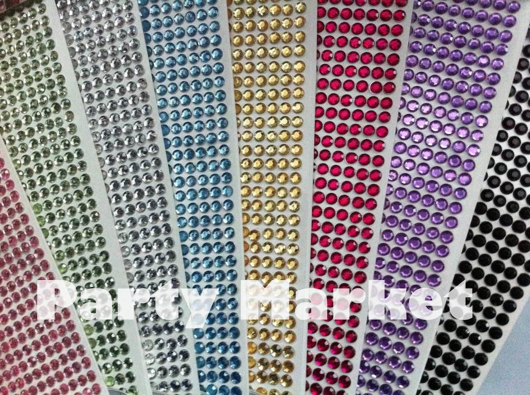 560 Pcs 3mm Self Adhesive Rhinestone Crystal Bling Diamond Stickers ...