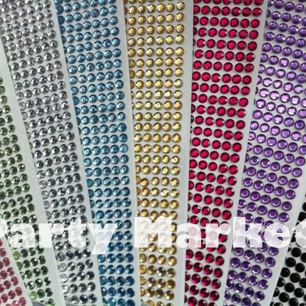 Self Adhesive Rhinestones - Etsy