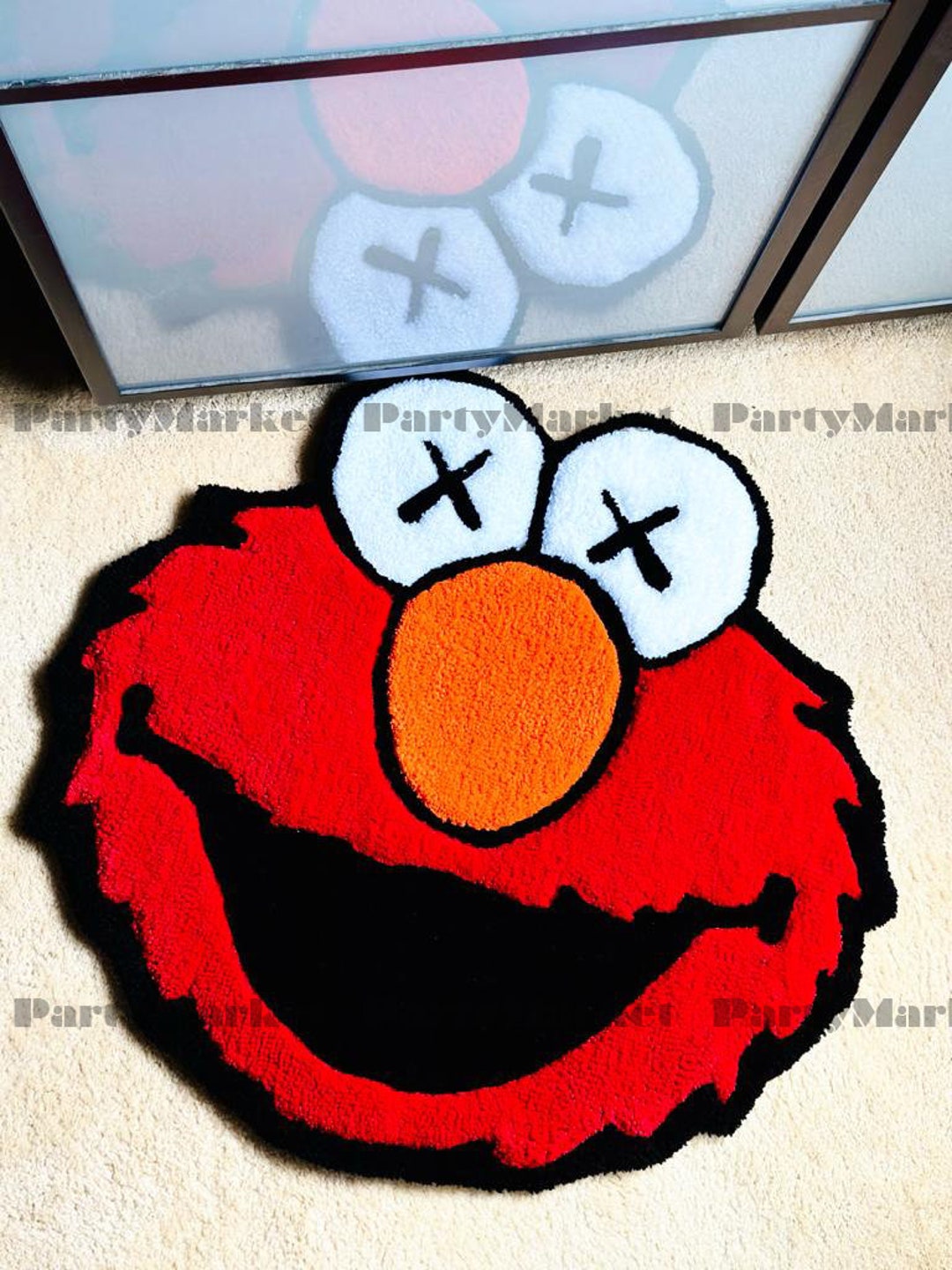 Handmade Custom Tufted Rug Logo Sesame Street Housewarming Christmas ...