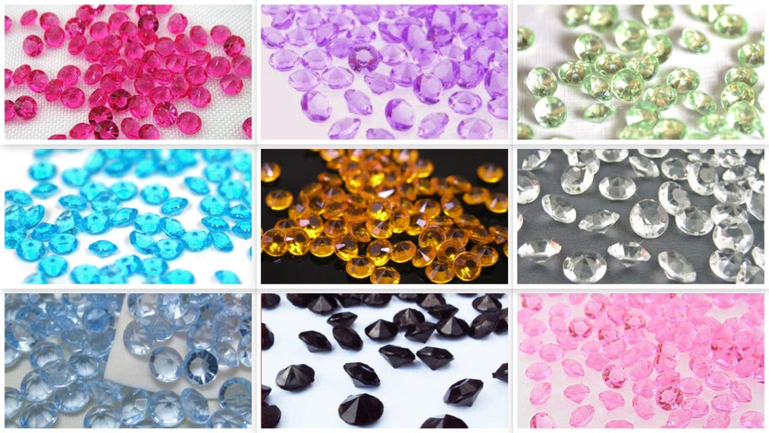 NEW Acrylic Diamond Crystal Confetti for Wedding Party Decoration ...