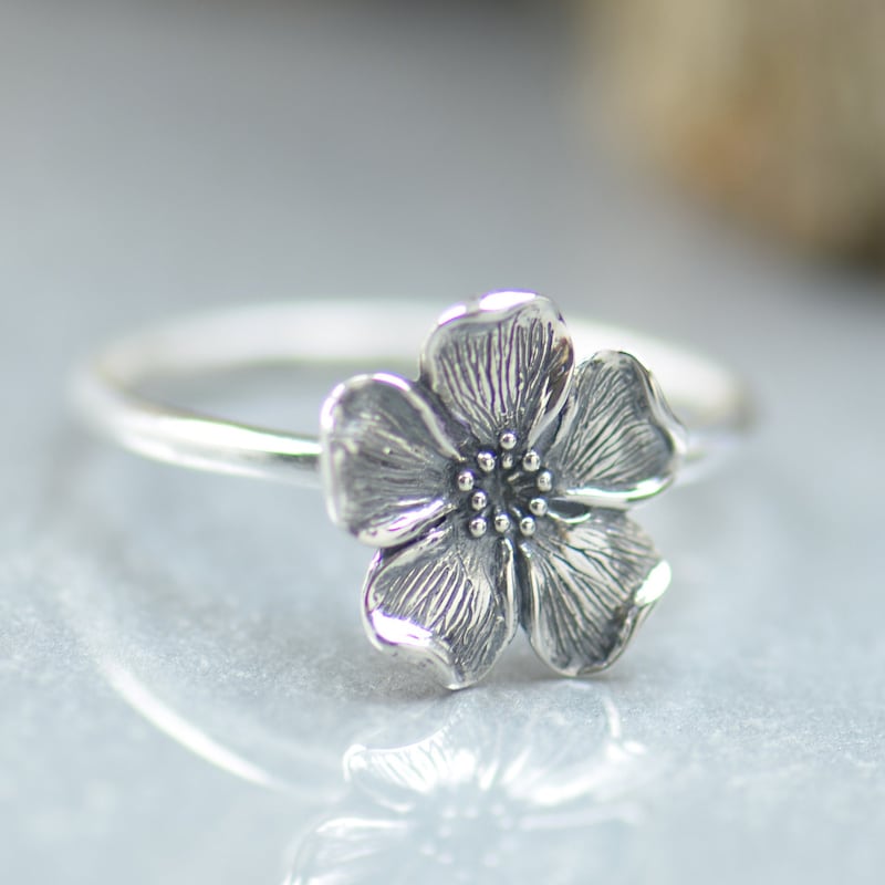 Cherry Blossom Ring - Etsy