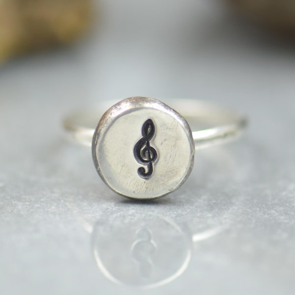 Music Note Ring - Etsy
