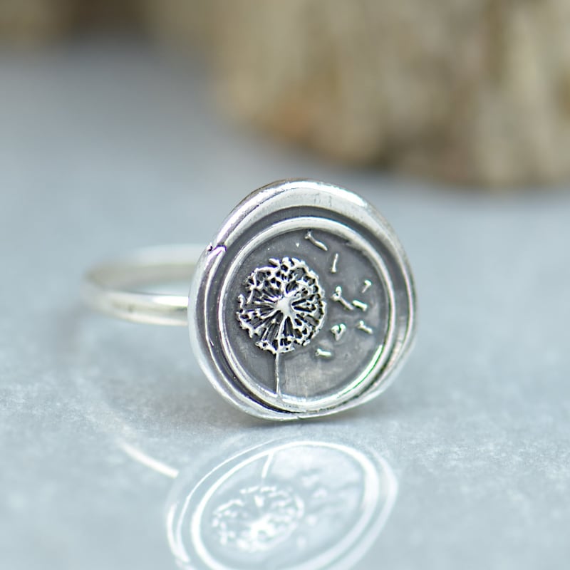 Dandelion Ring - Etsy
