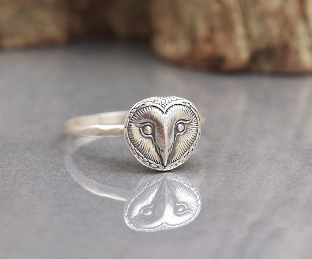 Sterling Silver Owl Ring.insect Ring. Cicada Ring Mystery Magic Jewelry ...