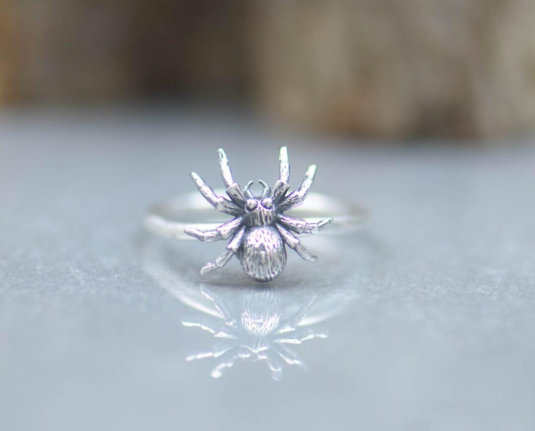 Sterling Silver Spider Ring.halloween Ring. Mystery Magic Jewelry ...