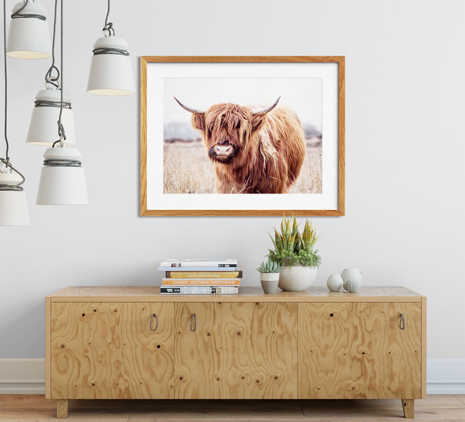 Highland Cow Print Highland Cow Poster Cow Wall Art | Etsy