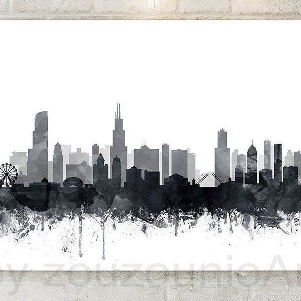 Skyline Art Poster - Etsy