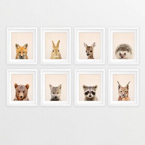 Bear Print, Bear Cub Poster, Woodlands Nursery Wall Art, Baby Animals ...