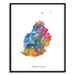 Mauritius Map Print, Mauritius Map Poster, Mauritius Wall Art ...