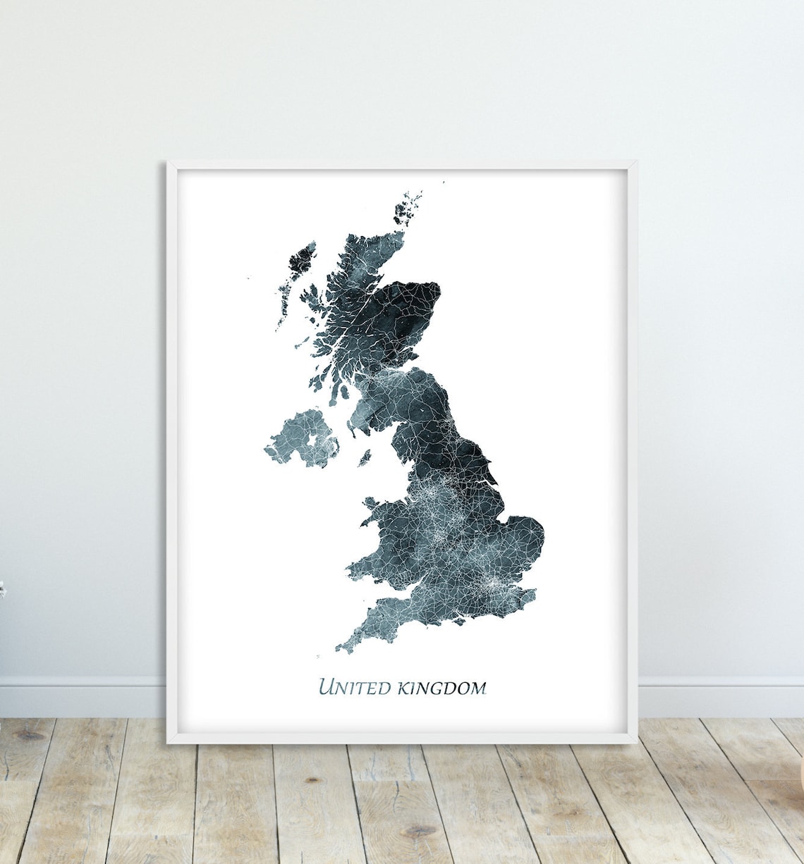 Great Britain Print United Kingdom Wall Art Great Britain | Etsy