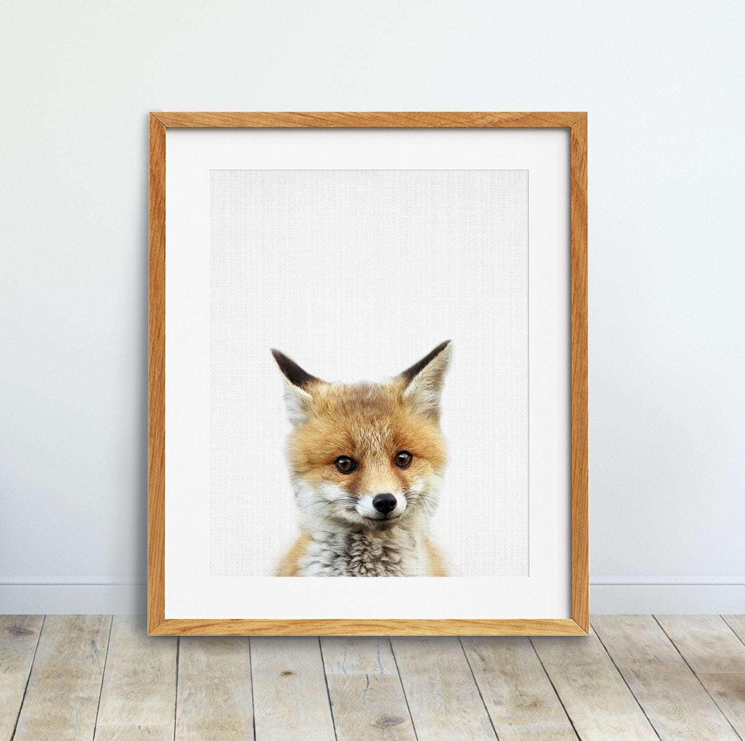 Fox Print Fox Pup Cub Kit Woodlands Nursery Wall Art | Etsy