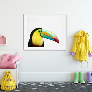 Toucan Bird Print, Tropical Exotic Birds Poster, Toucan Wall Decor ...