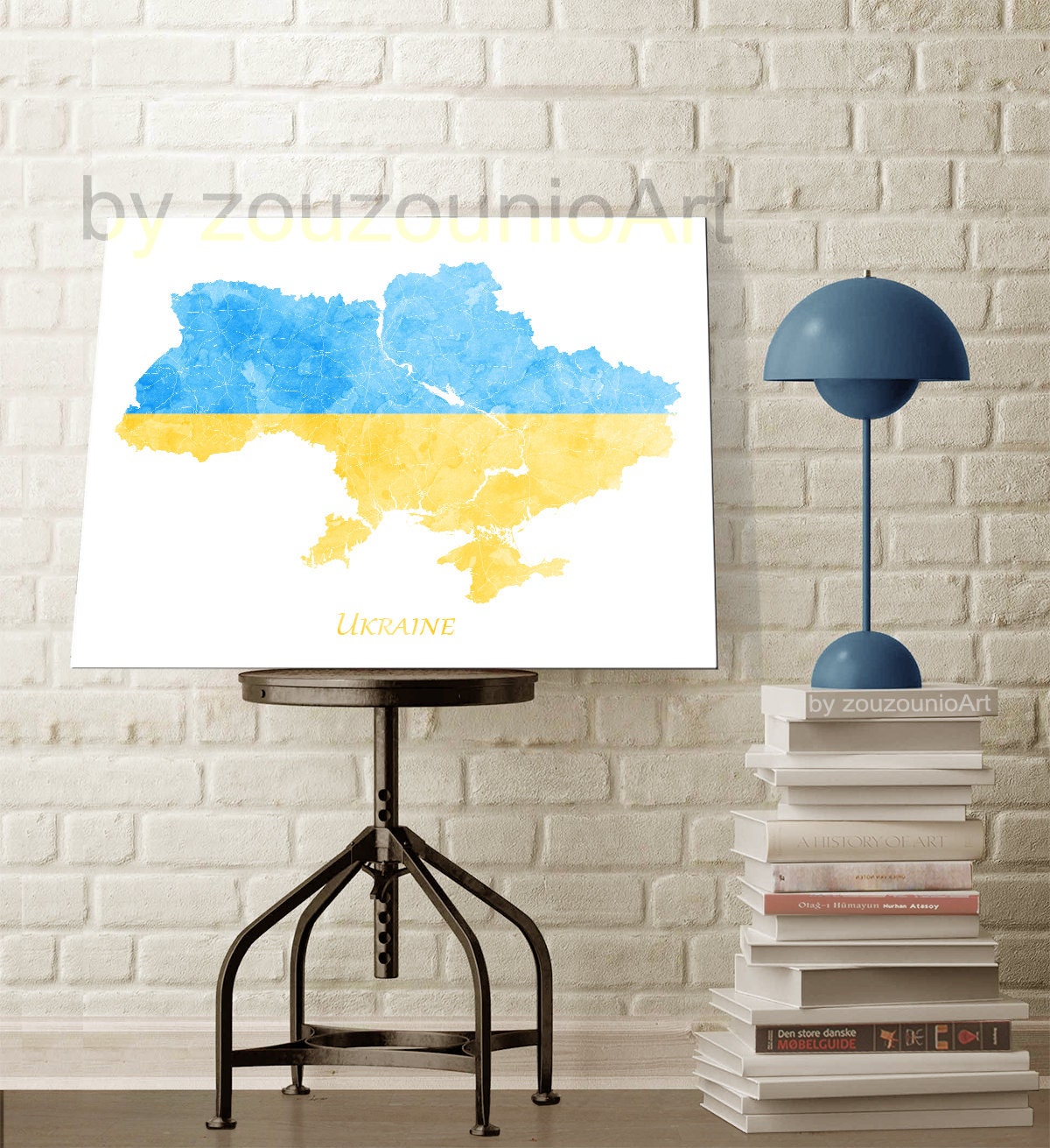 Ukraine Map Print Ukraine Poster Map Print Ukraine Wall Art - Etsy