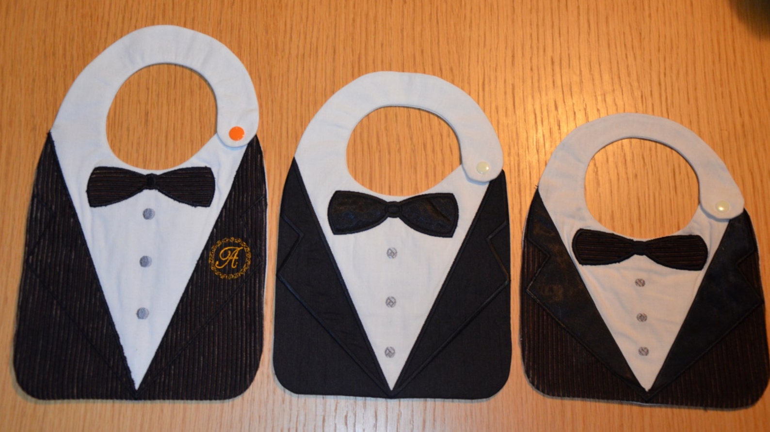 ITH Tuxedo Applique Bib Embroidery Design for Large Hoops (200*260mm ...