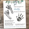 Fathers Day Scripture Footprint Craft, Proverbs 20:7 Eucalyptus ...