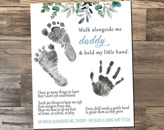 Father's Day Gift Walk Alongside Me Daddy Poem - Etsy