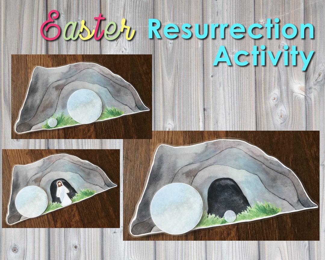 Printable Easter Resurrection Activity, Christian Easter Activity ...
