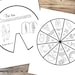 Ten Commandments Coloring Wheel, Printable Bible Activity, Watercolor ...