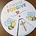 Forgive Scripture Coloring Wheel, Printable Bible Activity, Forgiveness ...